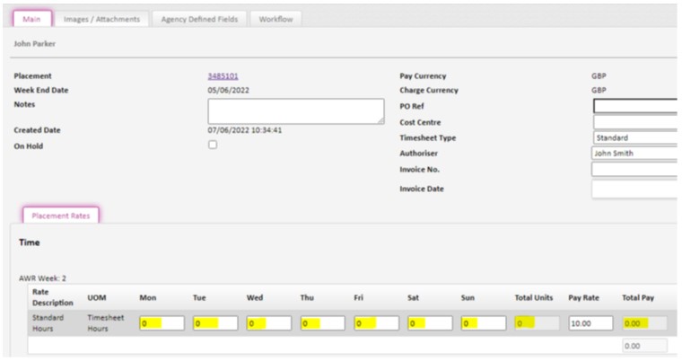 Temporary Staff Timesheets | West One Recruit
